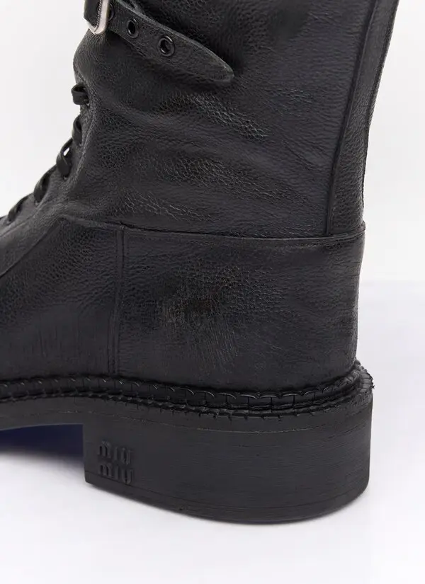 Miu Miu High Leather Boots
