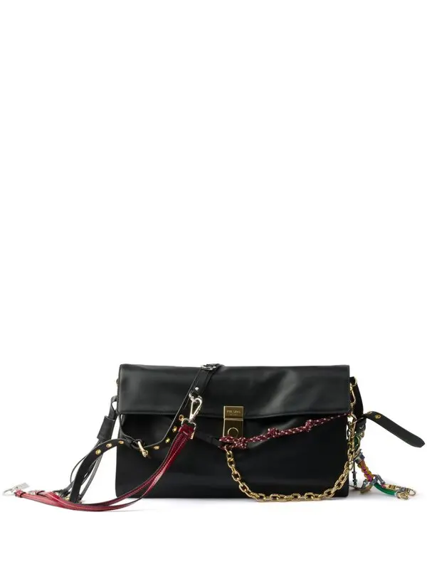 Prada Soft Sound Large Leather Shoulder Bag - Multicolor