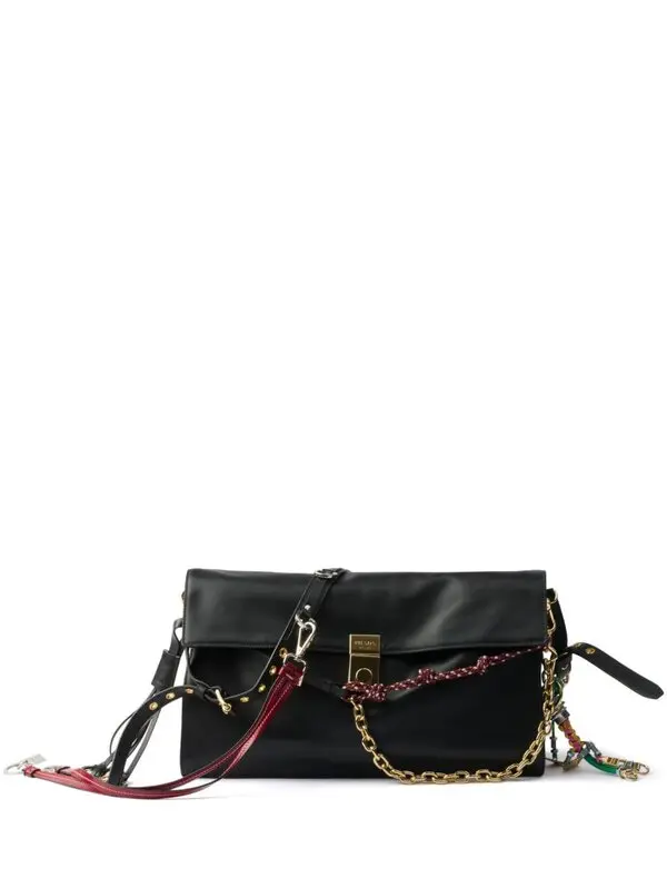 Prada Soft Sound Large Leather Shoulder Bag - Multicolor
