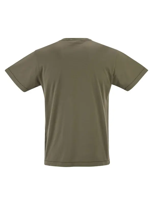 Stone Island Slim Fit T-shirt With Compass Patch