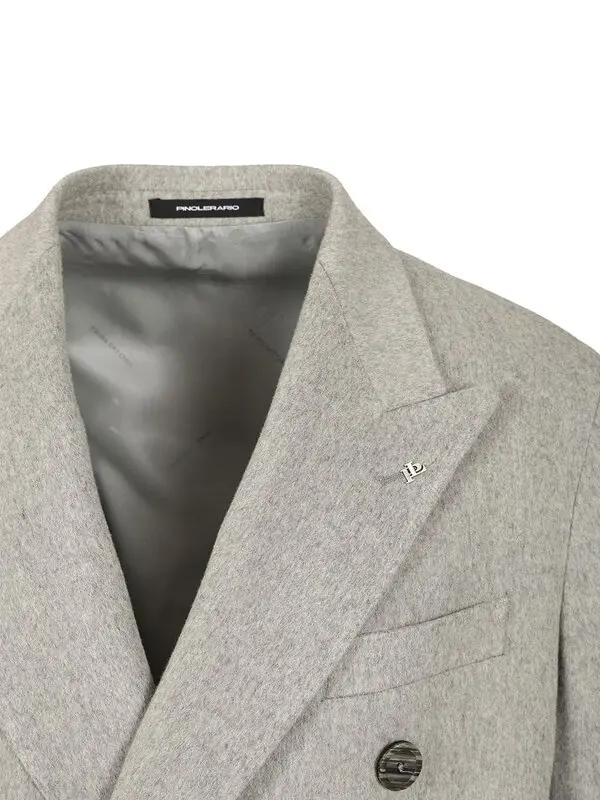 Tagliatore London Double-breasted Coat - Gray
