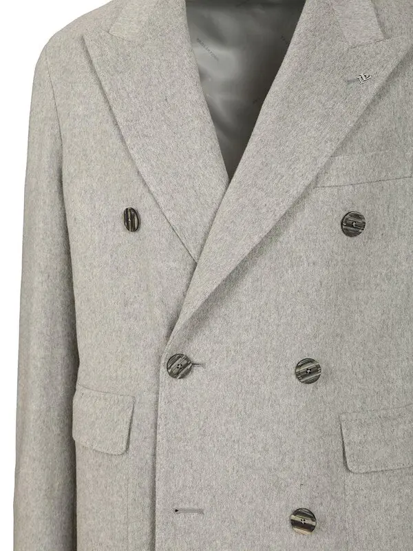 Tagliatore London Double-breasted Coat - Gray