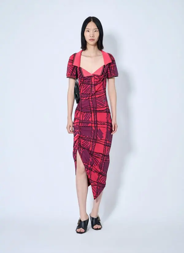 VIVIENNE WESTWOOD Long Monday Pulling Dress - Pink