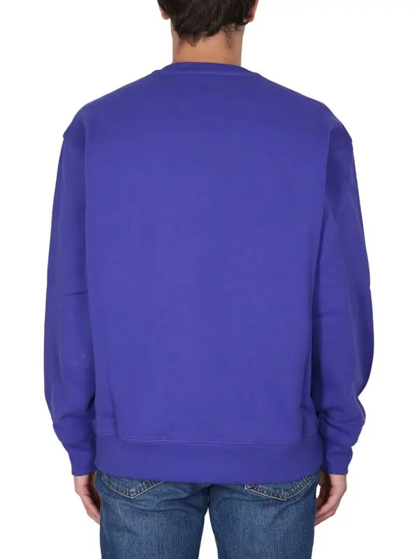 Moschino Patch Sweatshirt - Blue