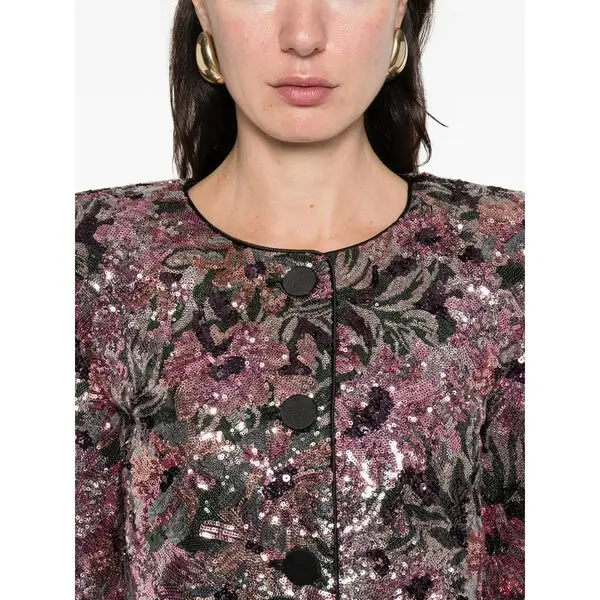 SELF-PORTRAIT Jackets Cropped Jackets - Pink
