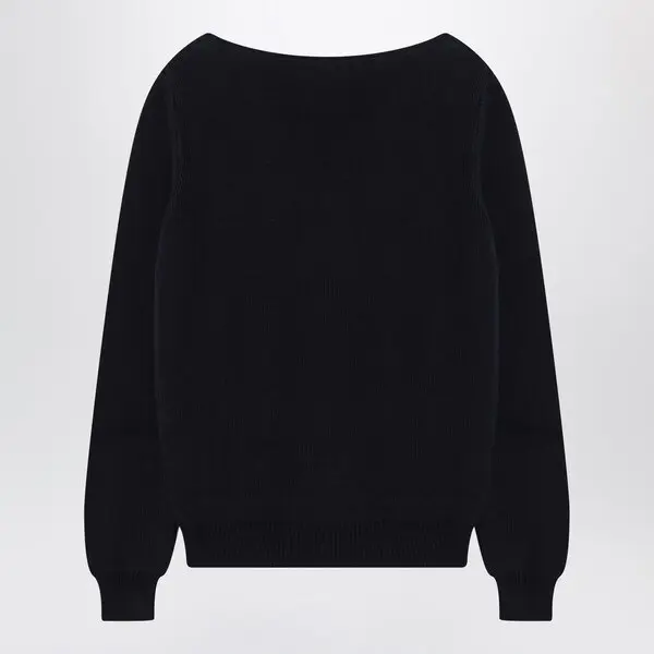 Prada Cotton Sweater With Geometric Details