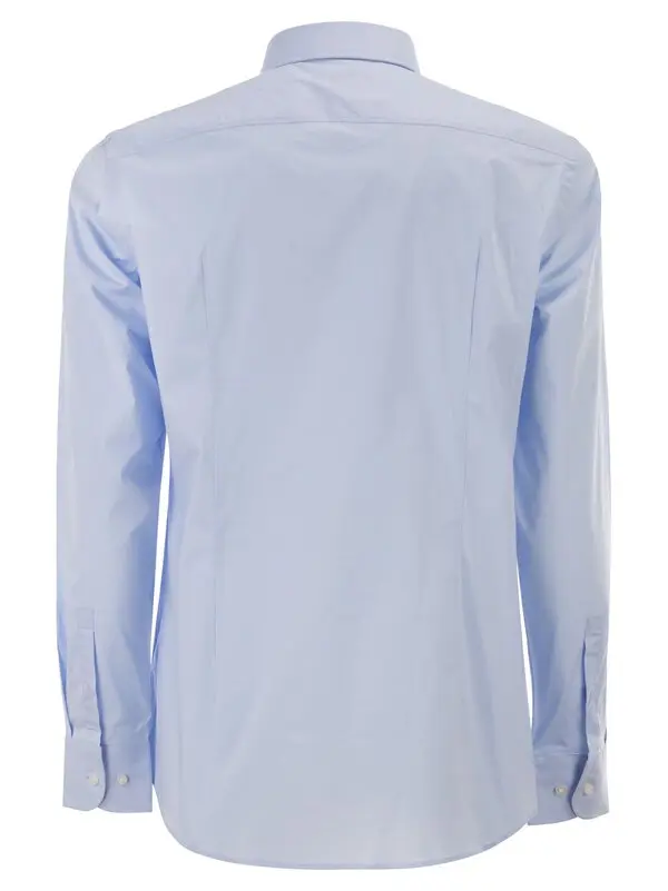 BOSS Slim Fit Shirt In Stretch Cotton Poplin
