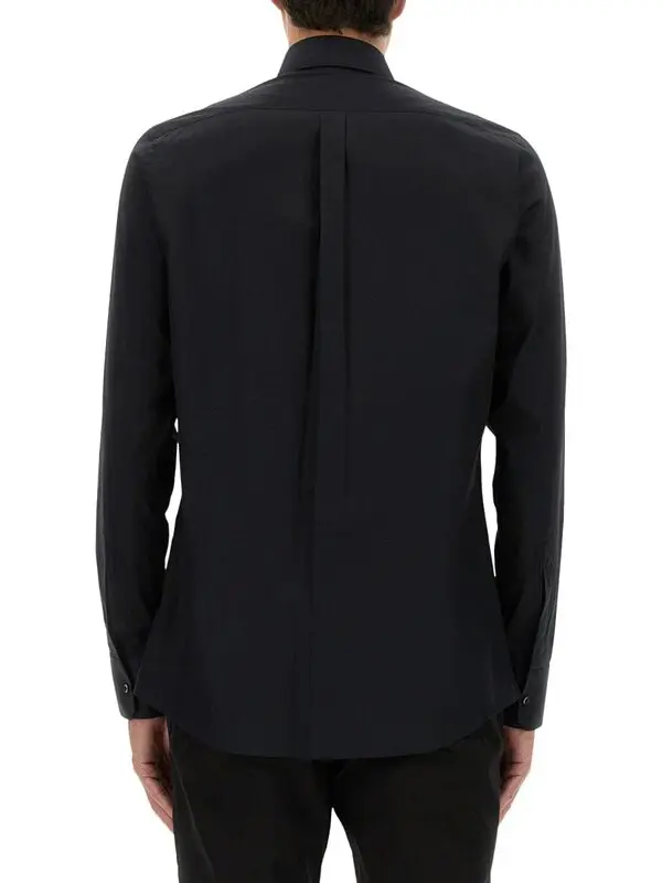 Dolce & Gabbana Gold Fit Cotton Shirt - Black
