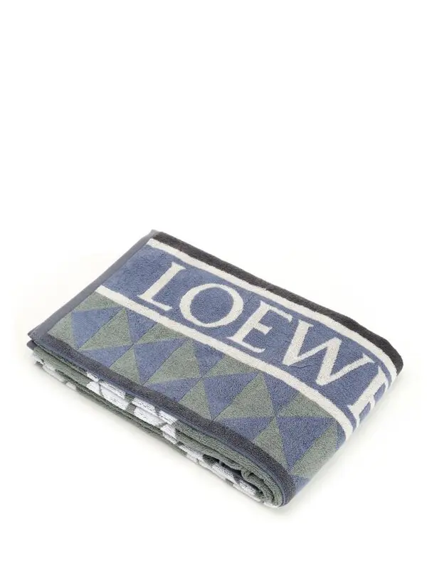Loewe Cotton Terry Towel - Blue
