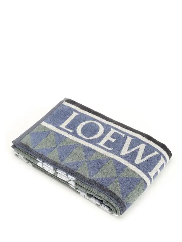 Loewe Cotton Terry Towel - Blue