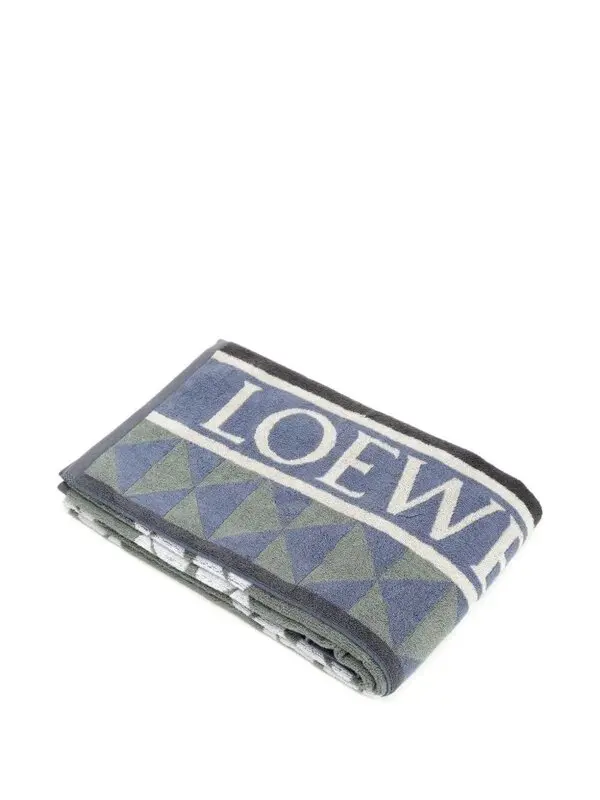 Loewe Cotton Terry Towel - Blue