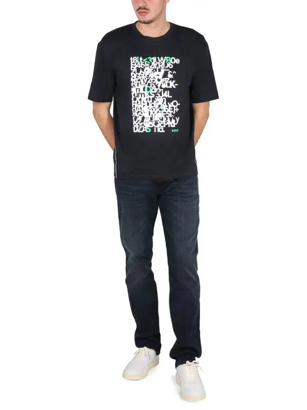 BOSS Logo Print T-shirt