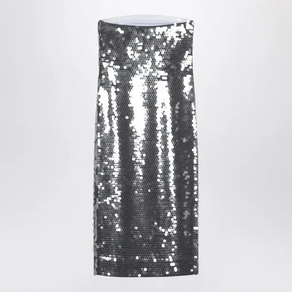 Sportmax Midi Dress With Gradient Sequin Effect