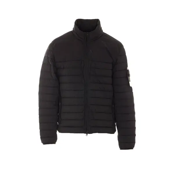 Stone Island Seamless Tunnel Nylon Logo Down Jacket