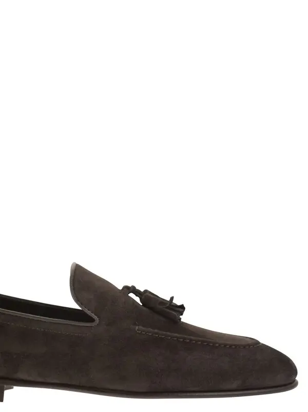 Brunello Cucinelli Suede Moccasins With Tassels