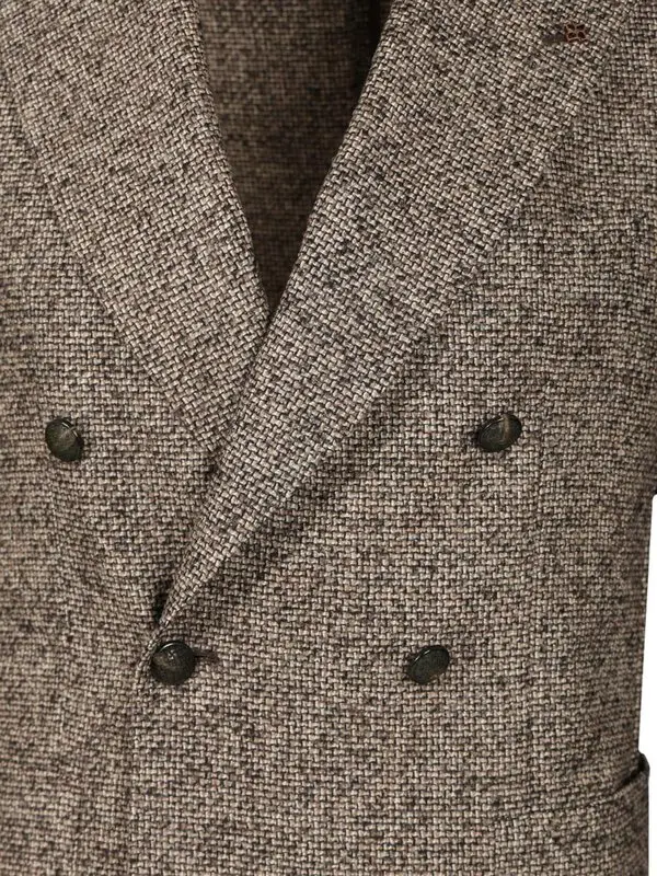 Tagliatore Wool Blend Double-breasted Jacket - Gray