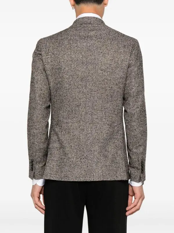 Tagliatore Wool Blend Double-breasted Jacket - Gray