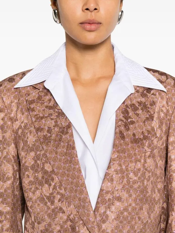 Dries Van Noten Single-breasted Jacket - Multicolor