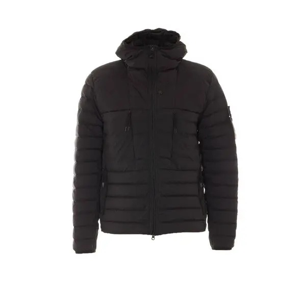 Stone Island Seamless Tunnel Nylon Logo Down Jacket