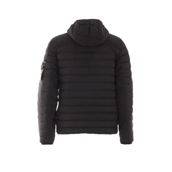 Stone Island Seamless Tunnel Nylon Logo Down Jacket