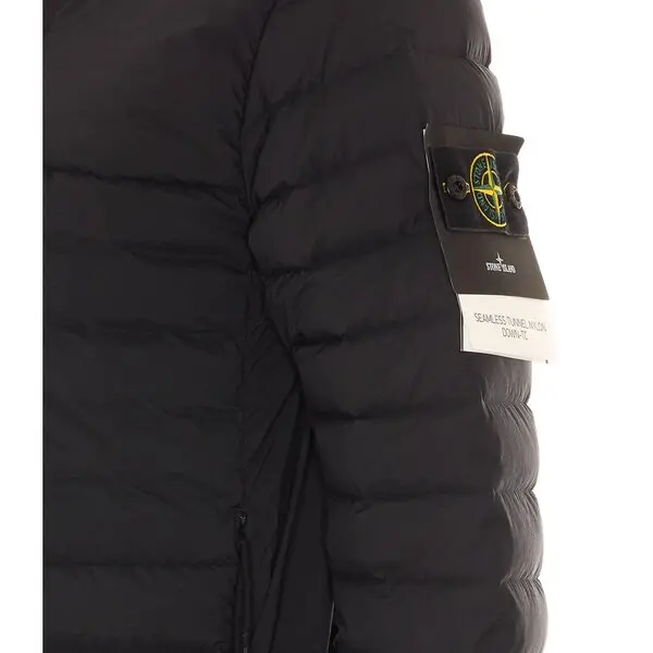 Stone Island Seamless Tunnel Nylon Logo Down Jacket