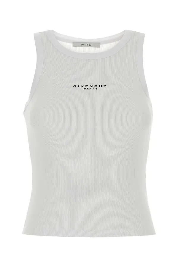 Givenchy Cotton Tank Top - White
