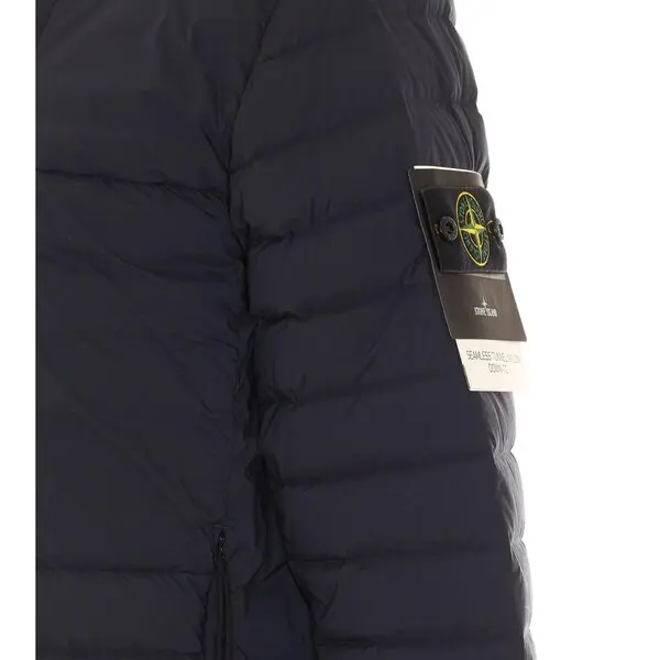 Stone Island Seamless Tunnel Nylon Logo Down Jacket