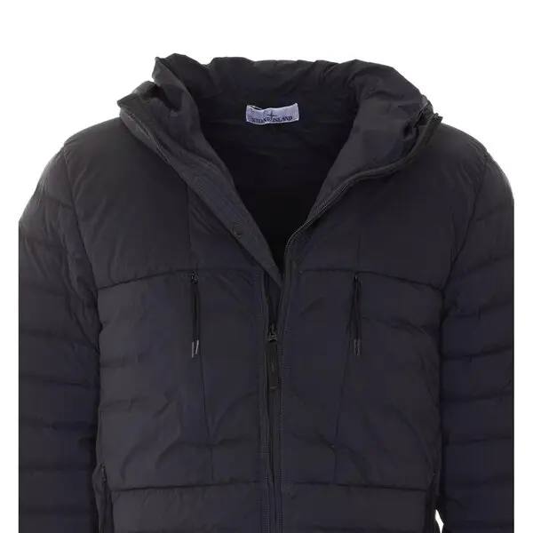 Stone Island Seamless Tunnel Nylon Logo Down Jacket