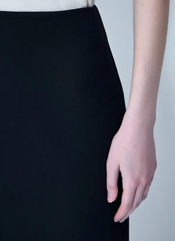 Max Mara Compact Crêpe Jersey Midi Skirt