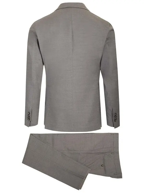 Tagliatore Montecarlo Wool Suit - Gray