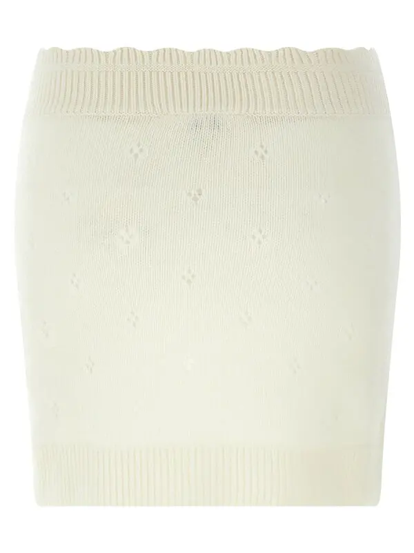 Chloé Jacquard Logo Skirt