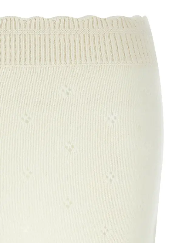 Chloé Jacquard Logo Mini Skirt