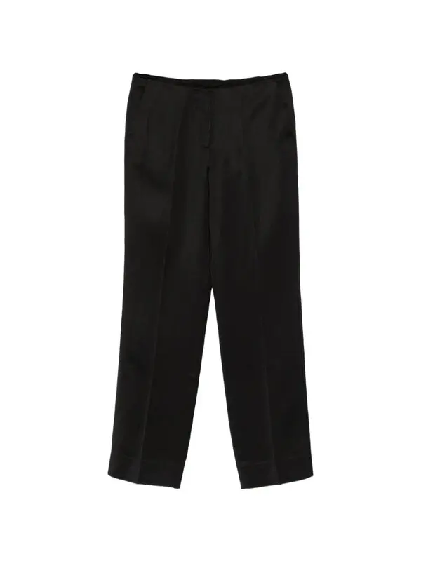 TOTEME Linen Blend Trousers - Multicolor