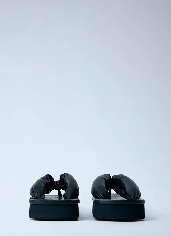 Rick Owens Hollywood Flip Flop Leather Sandals