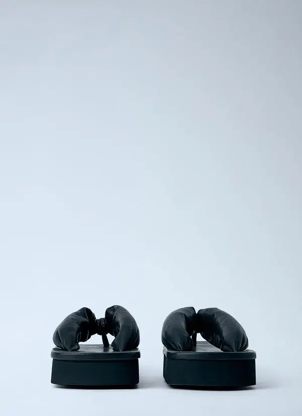 Rick Owens Hollywood Flip Flop Leather Sandals