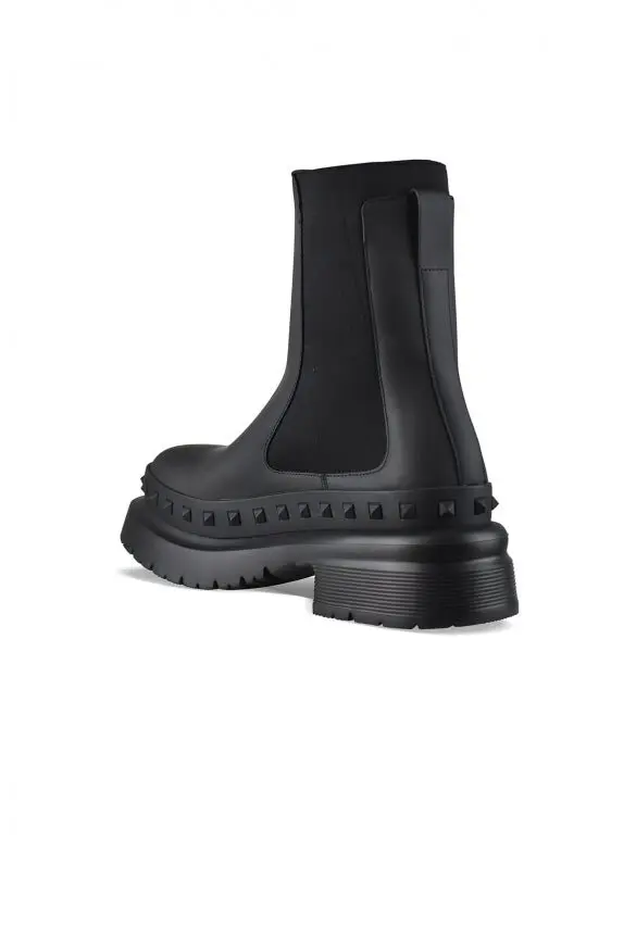 Valentino Garavani M-way Rockstud Boots - Black