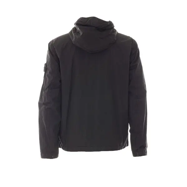 Stone Island Garment Dyed Crinkle Reps Ny Logo Jacket