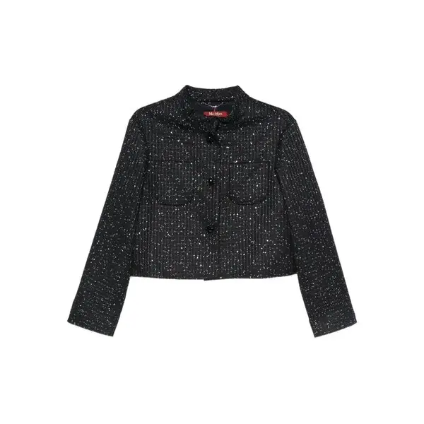 Max Mara Jackets Cropped Jackets - Blue