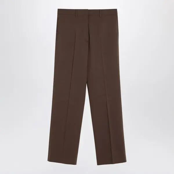 Miu Miu Wool Trousers - Brown