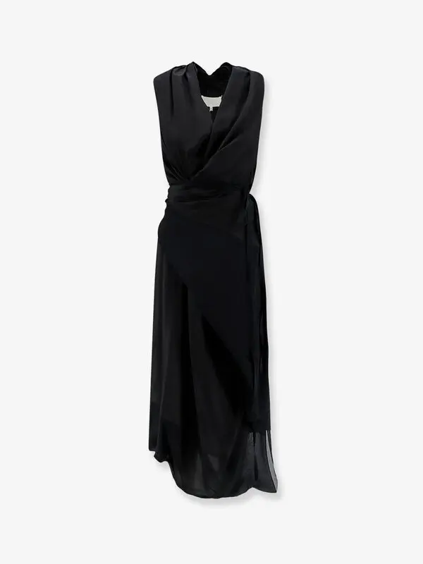 MAISON MARGIELA Silk Dress - Black