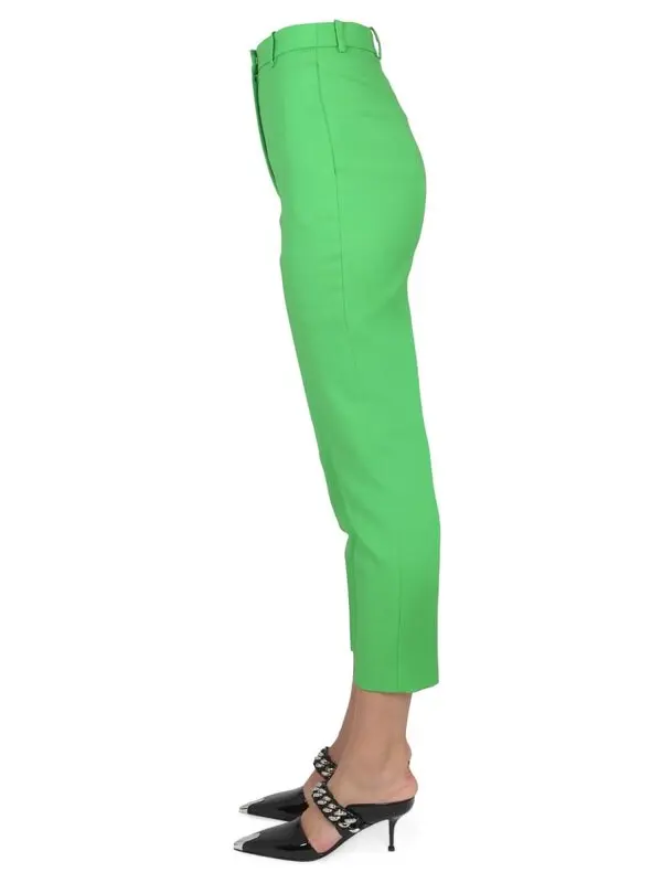 Alexander McQueen Cigarette Pants - Green