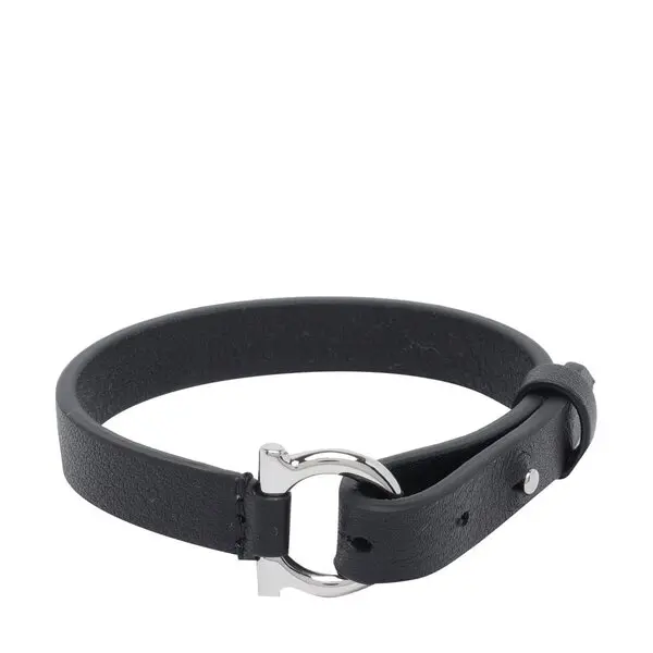 FERRAGAMO Gancini Bracelet - Black
