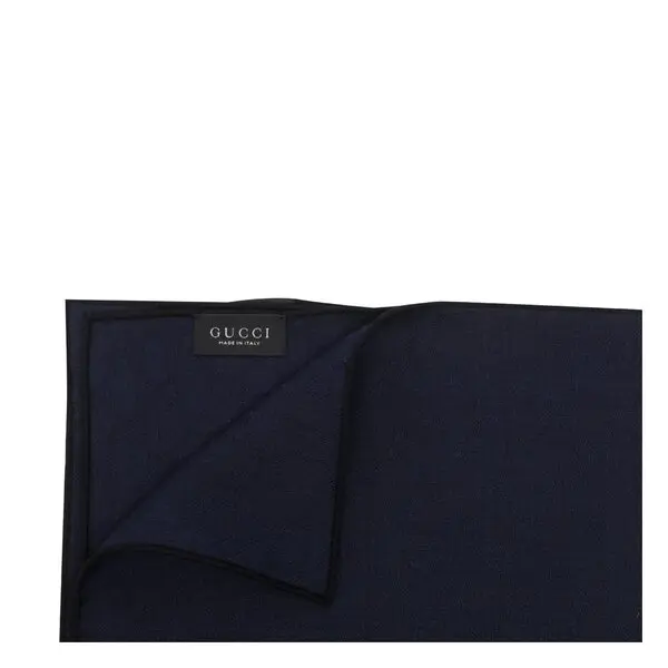Gucci Gg Wool Silk Jacquard Pocket Square