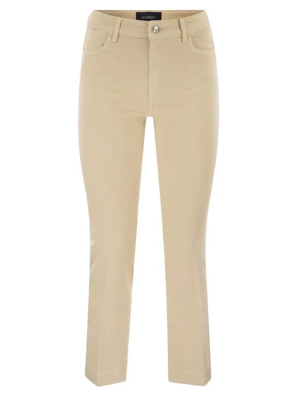 Sportmax Enna Denim Pants - Cream