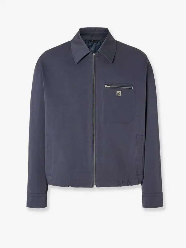 Fendi Cotton Jacket - Blue