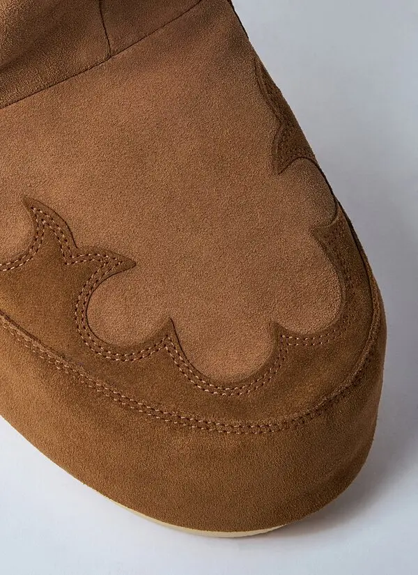 Moon Boot Icon Suede Embroidery Boots