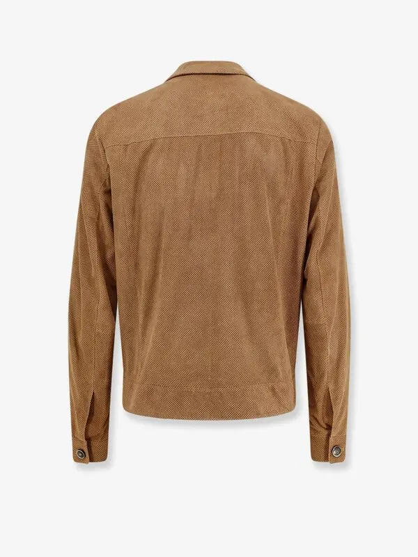 BOSS Perforated Suede Jacket