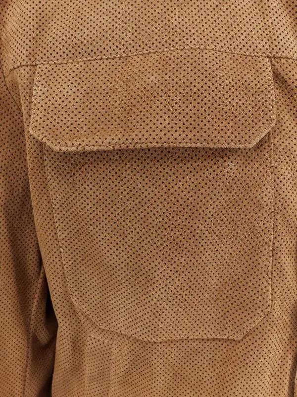 BOSS Perforated Suede Jacket
