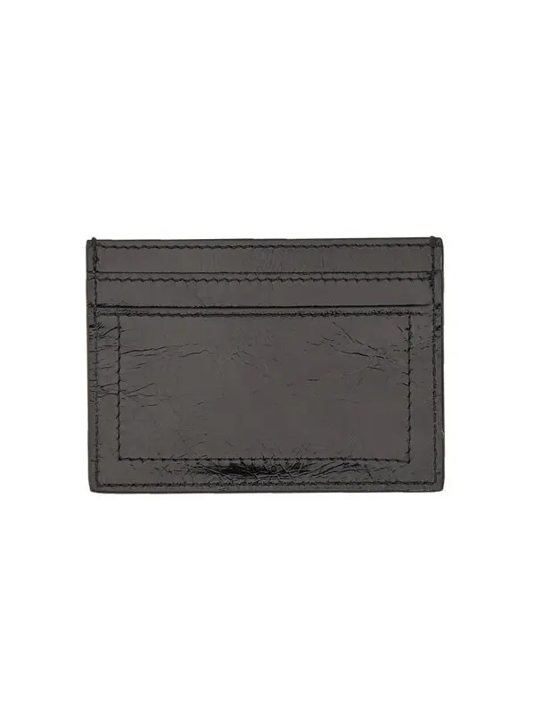 Moschino Card Holder With Gold Plaque