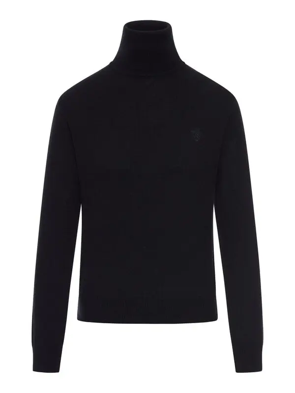 Gucci Wool Turtleneck With Embroidery